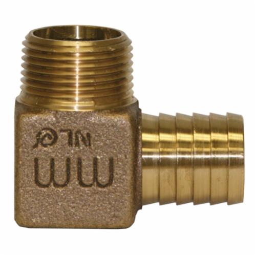 Merrill™ RBHENL1000 90 deg Hydrant Pipe Elbow, 1 in, InsertxMNPT ...