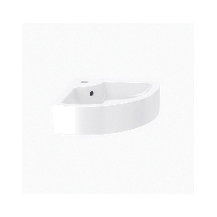 Sloan® 3873145 SS-3145 Lavatory Fixture, Corner, 16-1/2 in Lx15 in Wx6 ...