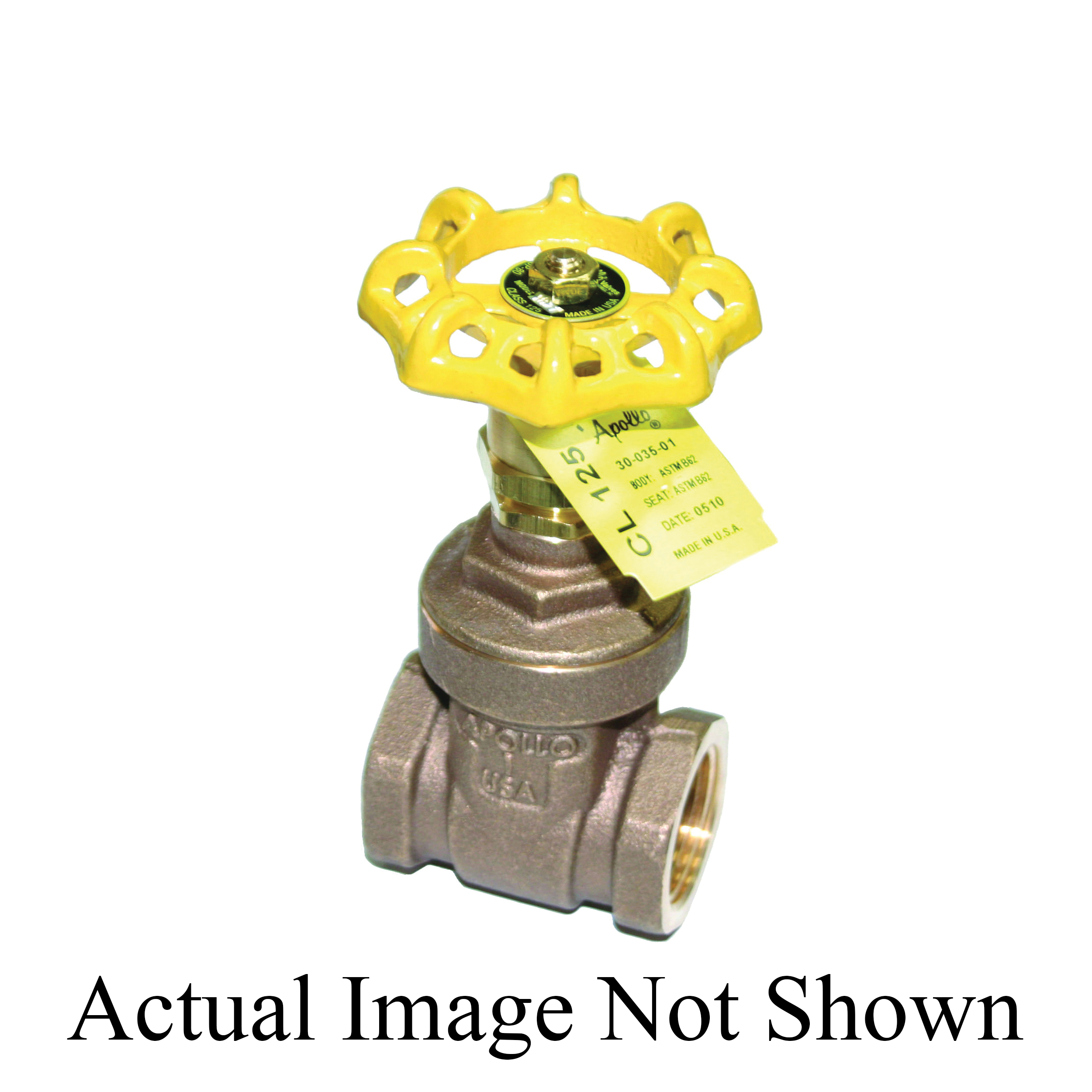 Apollo™ 3003801 102T Non-Rising Stem Gate Valve, 2 in, NPT, 125 lb ...