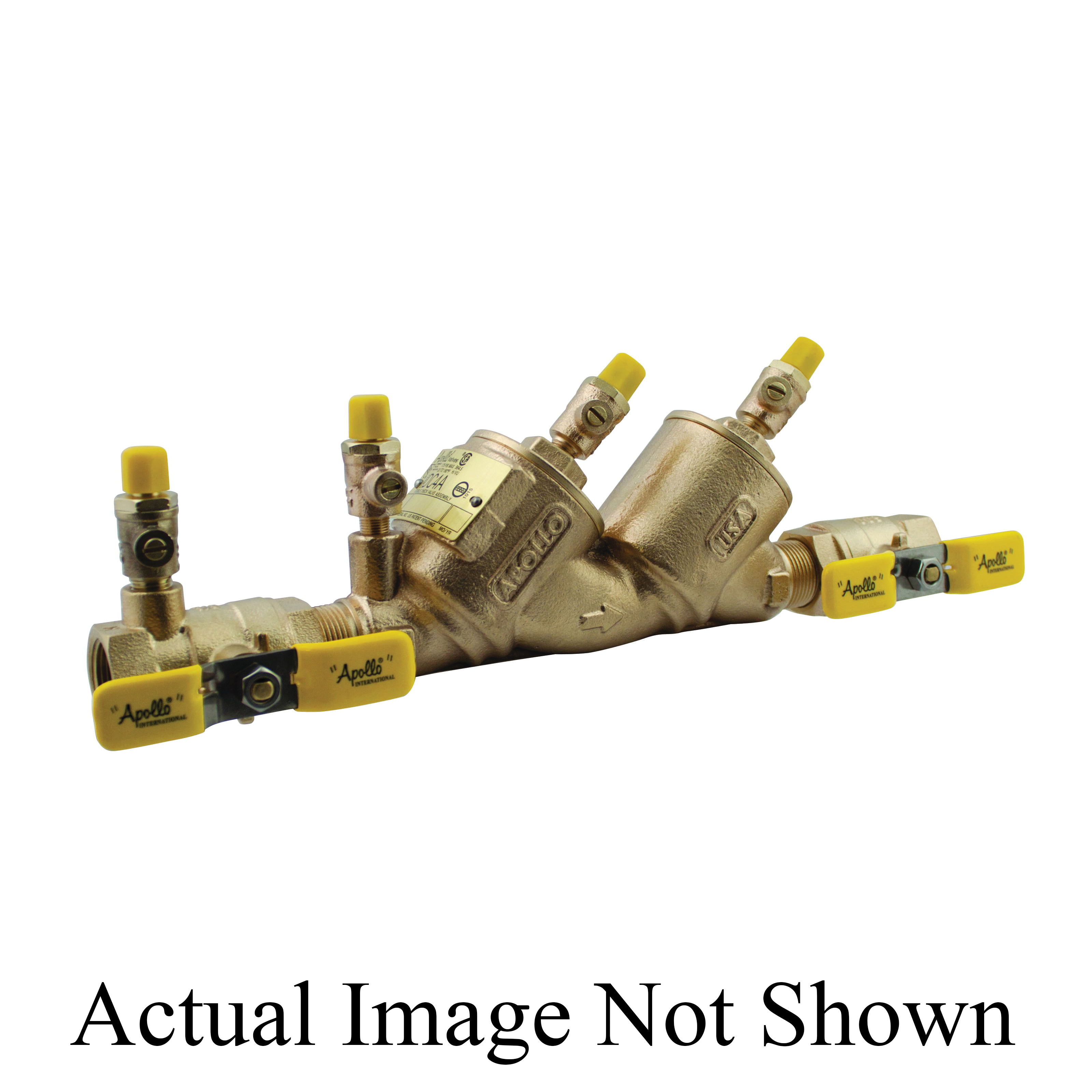 Apollo™ 4A107A2F DC 4A Backflow Preventer, 1-1/2 in, Bronze Body ...