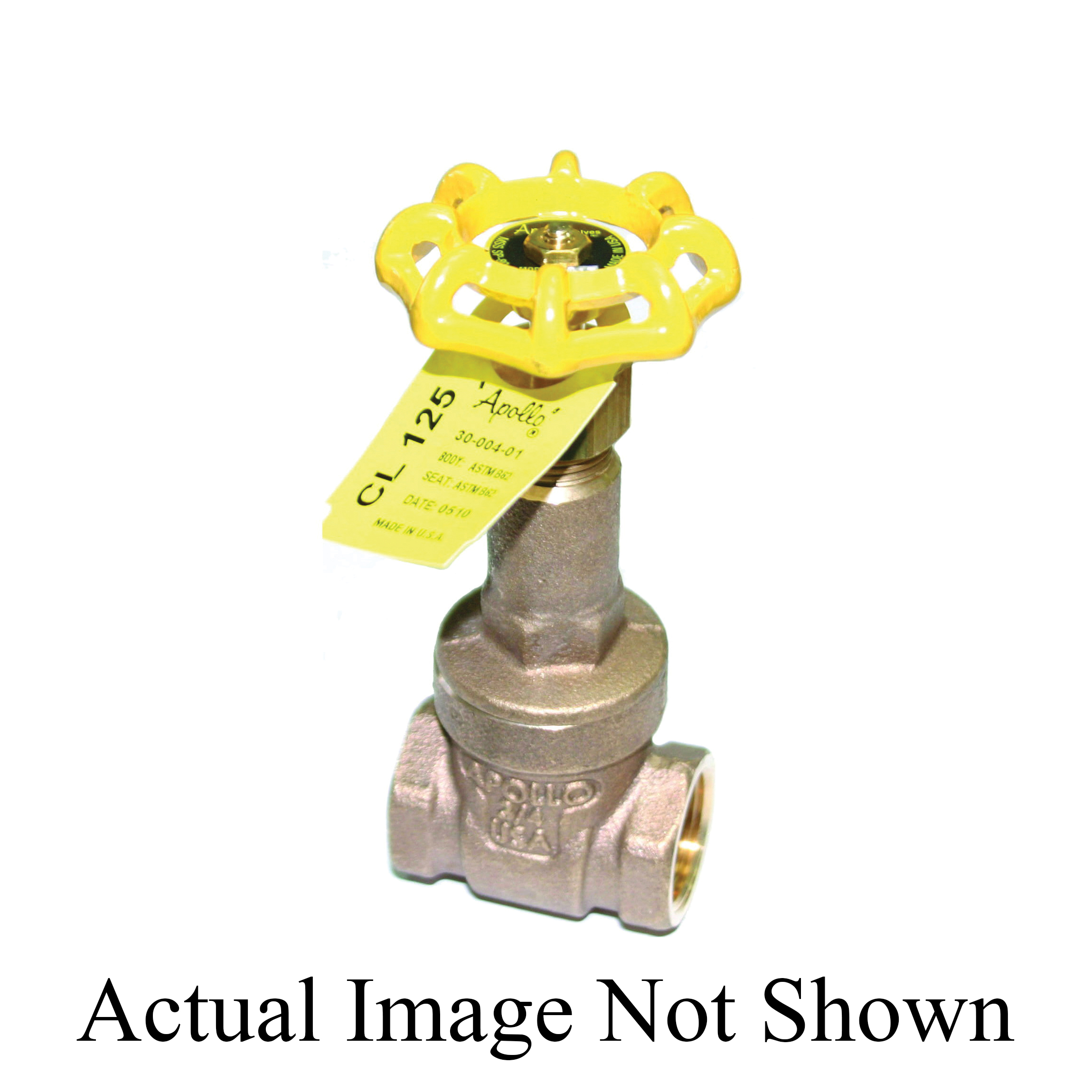 Apollo™ 3000201 101T Rising Stem Gate Valve, 3/8 in, NPT, 125 lb ...