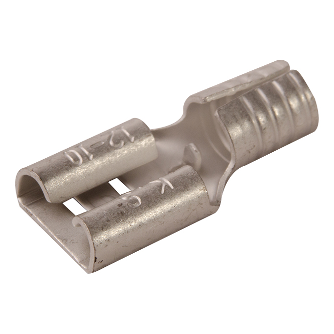 Diversitech Devco® 60251 Slip-On Terminal, 12 to 10 AWG Conductor, 1/4 ...