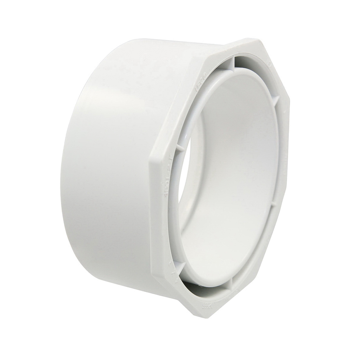 Flush Bushing, 3 x 2 in, Spigot x Hub, SCH 40/STD, PVC | First Supply