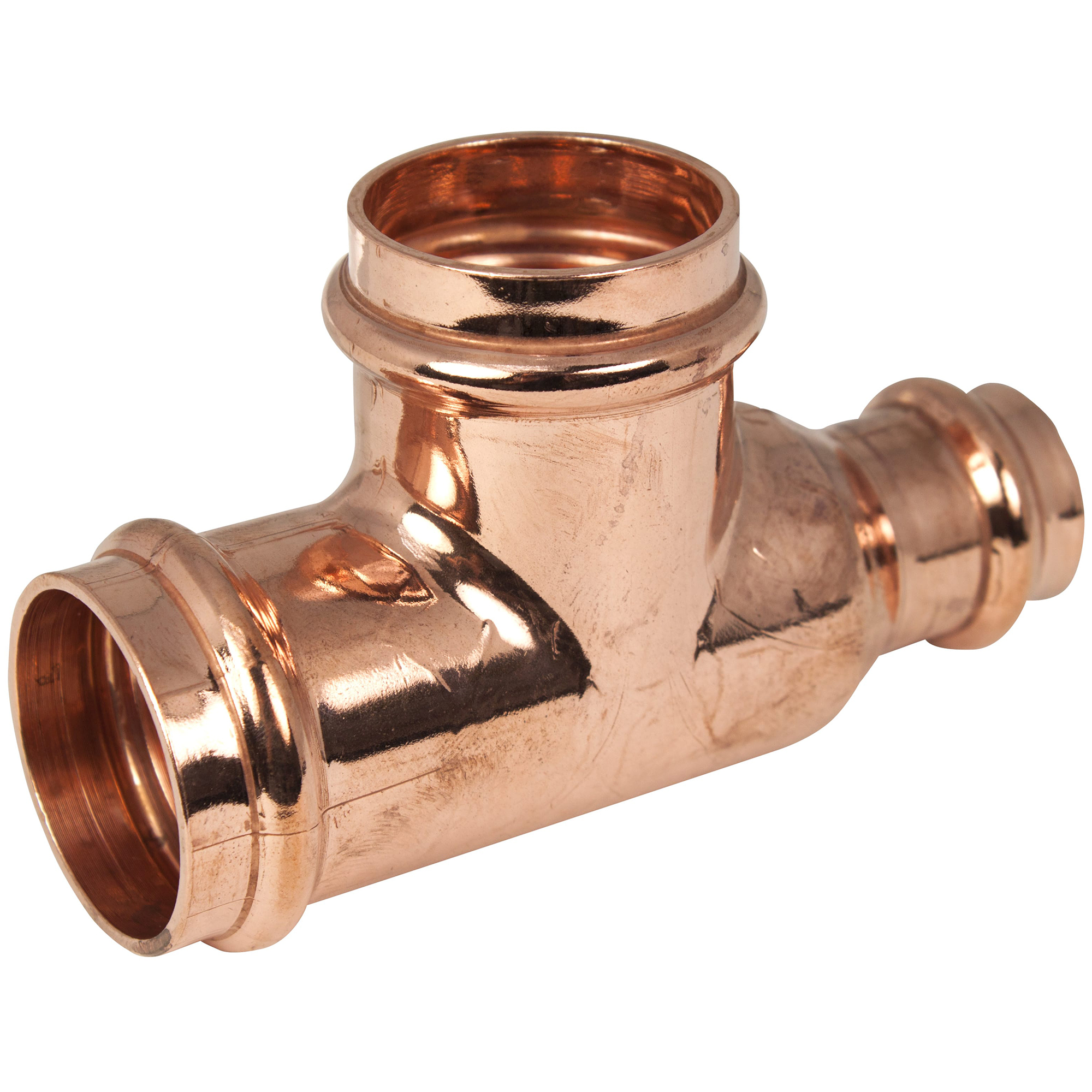 ApolloPRESS® 811R Tee - Reducing Run & Outlet, Copper, Small Diameter ...