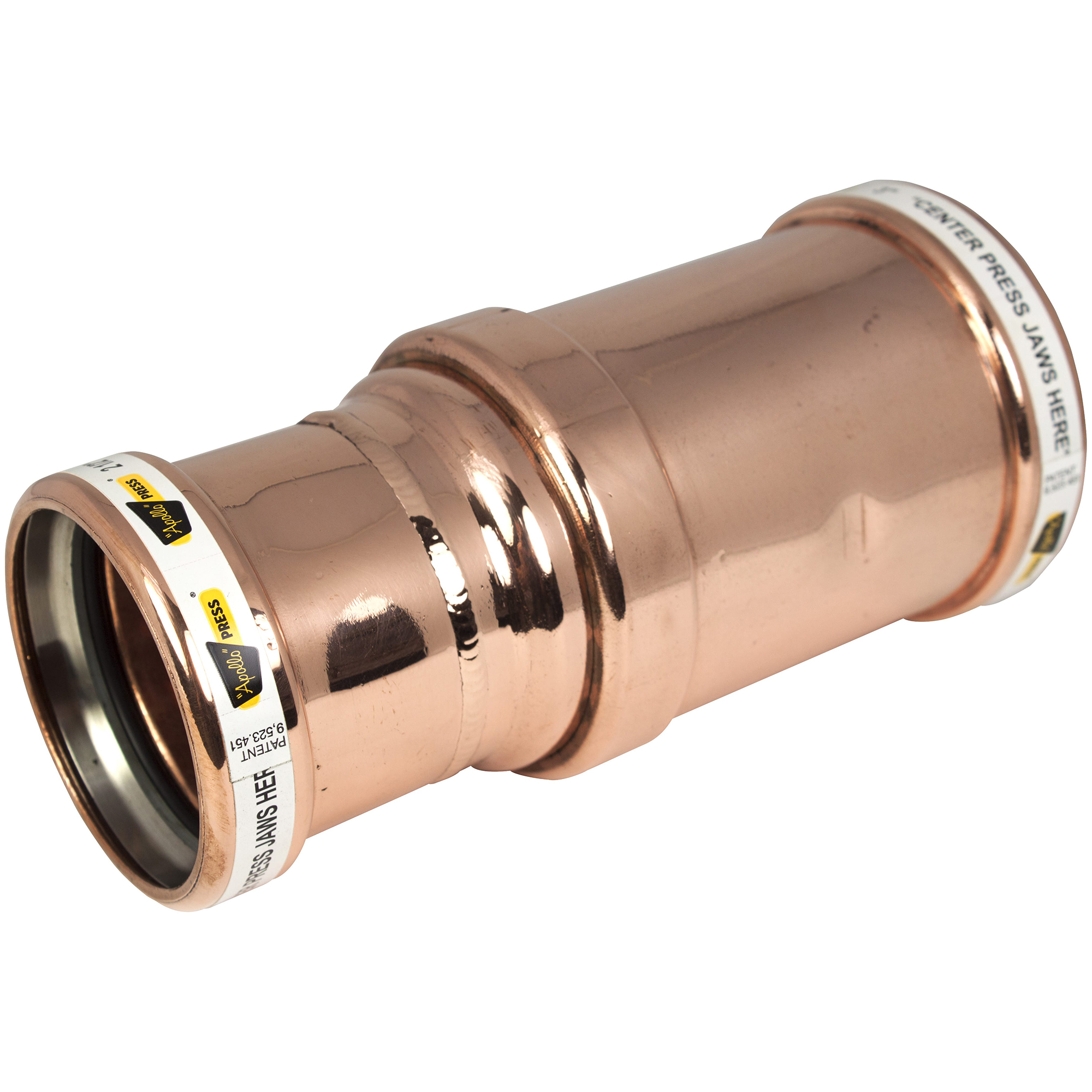 ApolloPRESS® 801R Reducer Coupling, Copper, Large Diameter, 801R, PxP ...