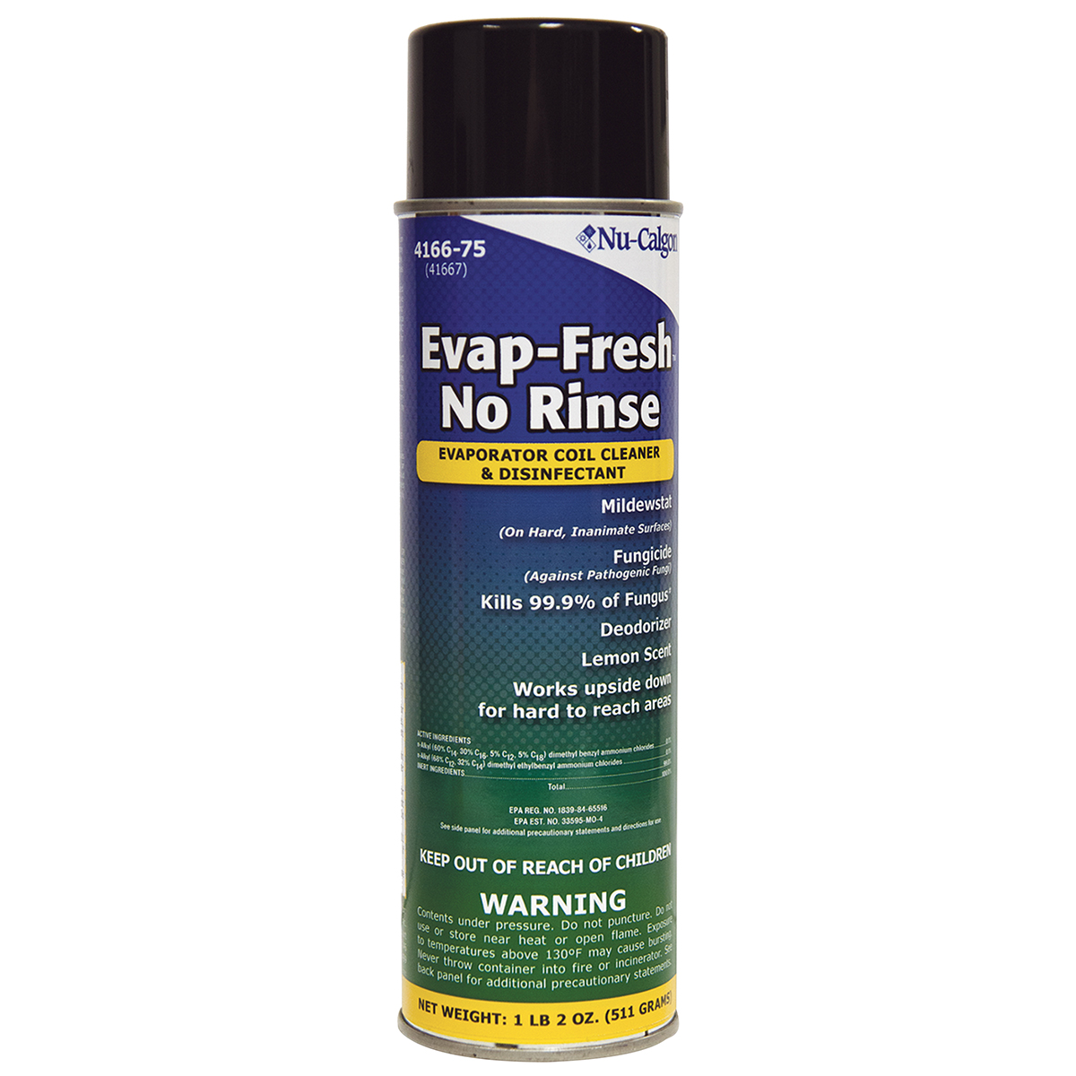 Nu-Calgon Evap-Fresh™ No Rinse® 4166-75 Coil Cleaner, 1 gal Aerosol Can ...