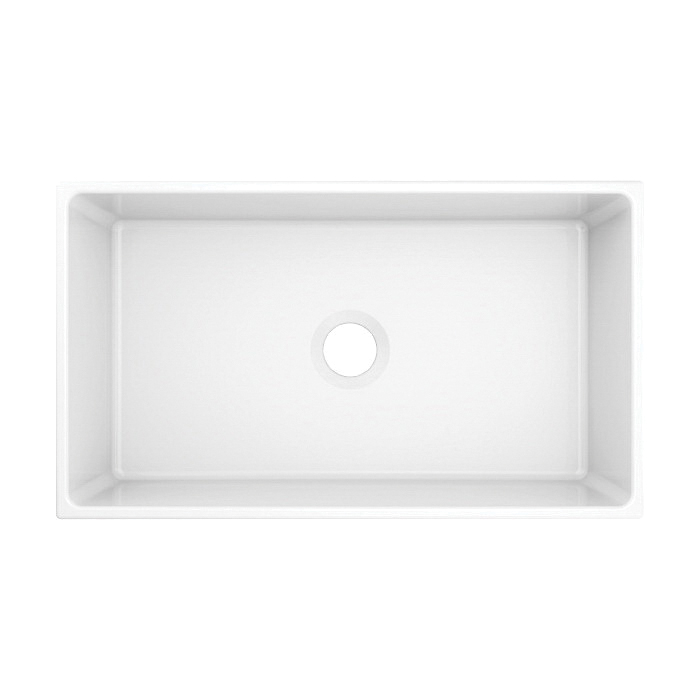 Moen® FC331910 Apron Front Kitchen Sink, Rectangular Shape, 33 in L x ...