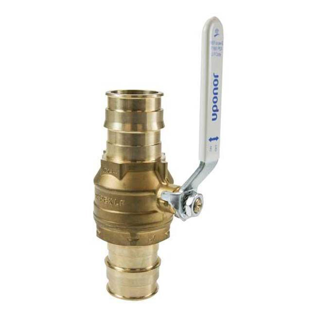 Uponor LFR4815050 ProPEX LF Brass Ball Valve, Full Port, 1/2 in PEX ...