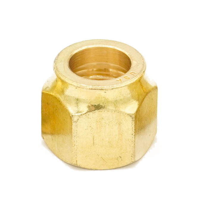 6405 3/8" Nut, Flare, Brass, For Use with Python Line Sets | First Supply