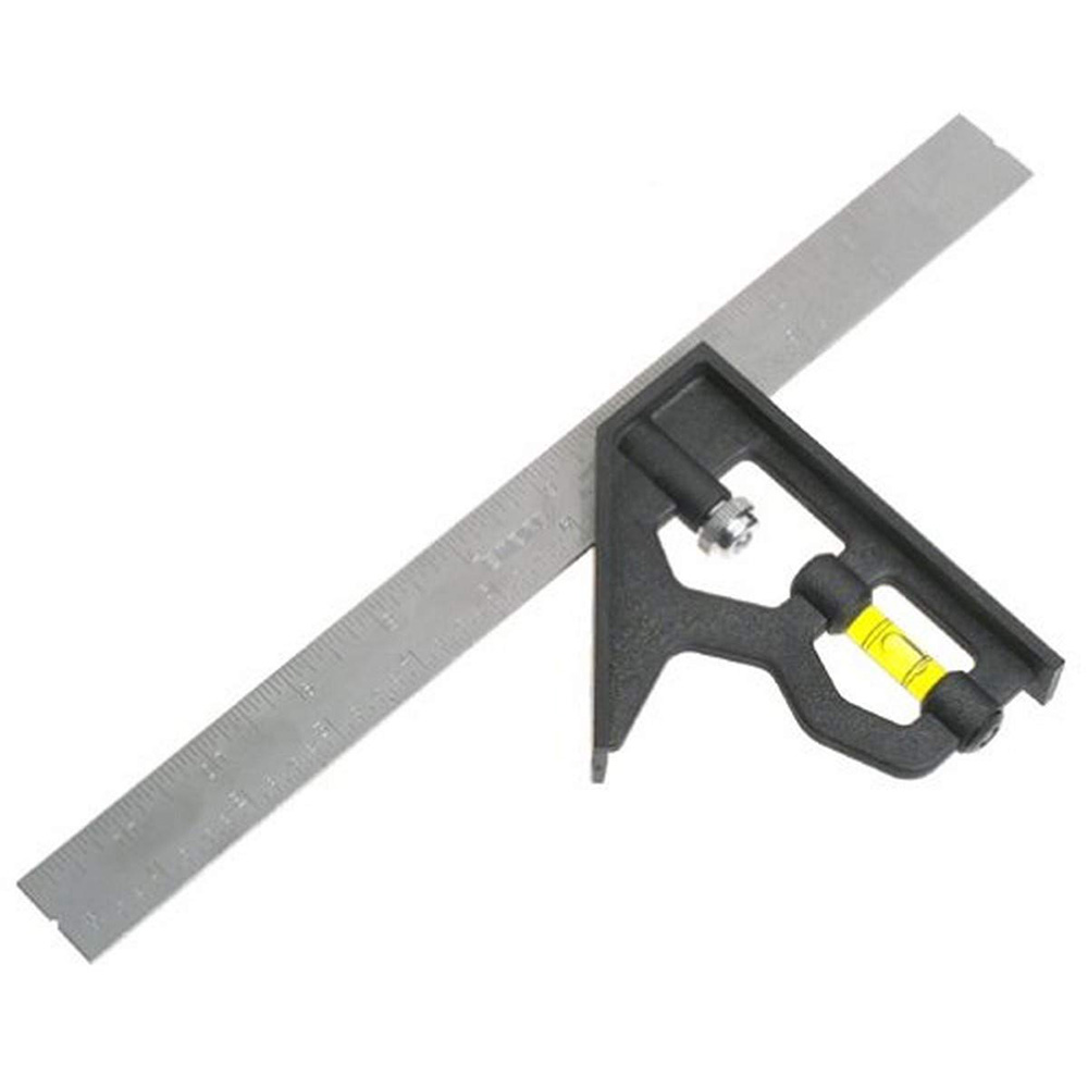 Milwaukee® 220 Combination Square, 12" L Blade, 8th, 16th, 32nd ...