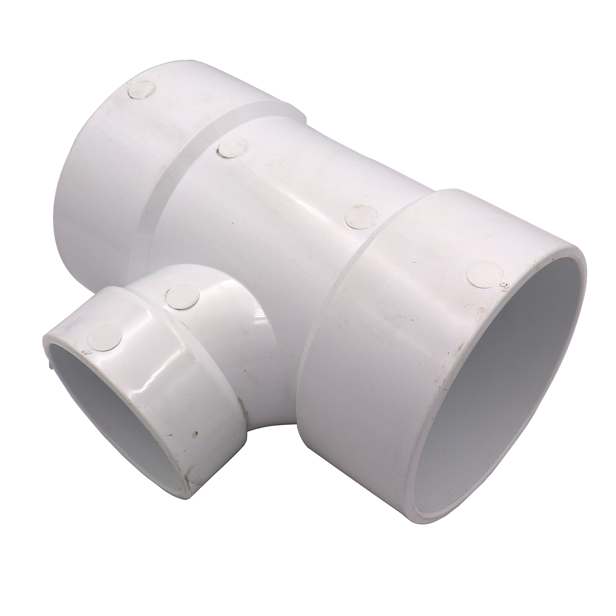 313-0064 DWV Tee-Wye, 6x6x4 in, Hub, SCH 40/STD, PVC | First Supply