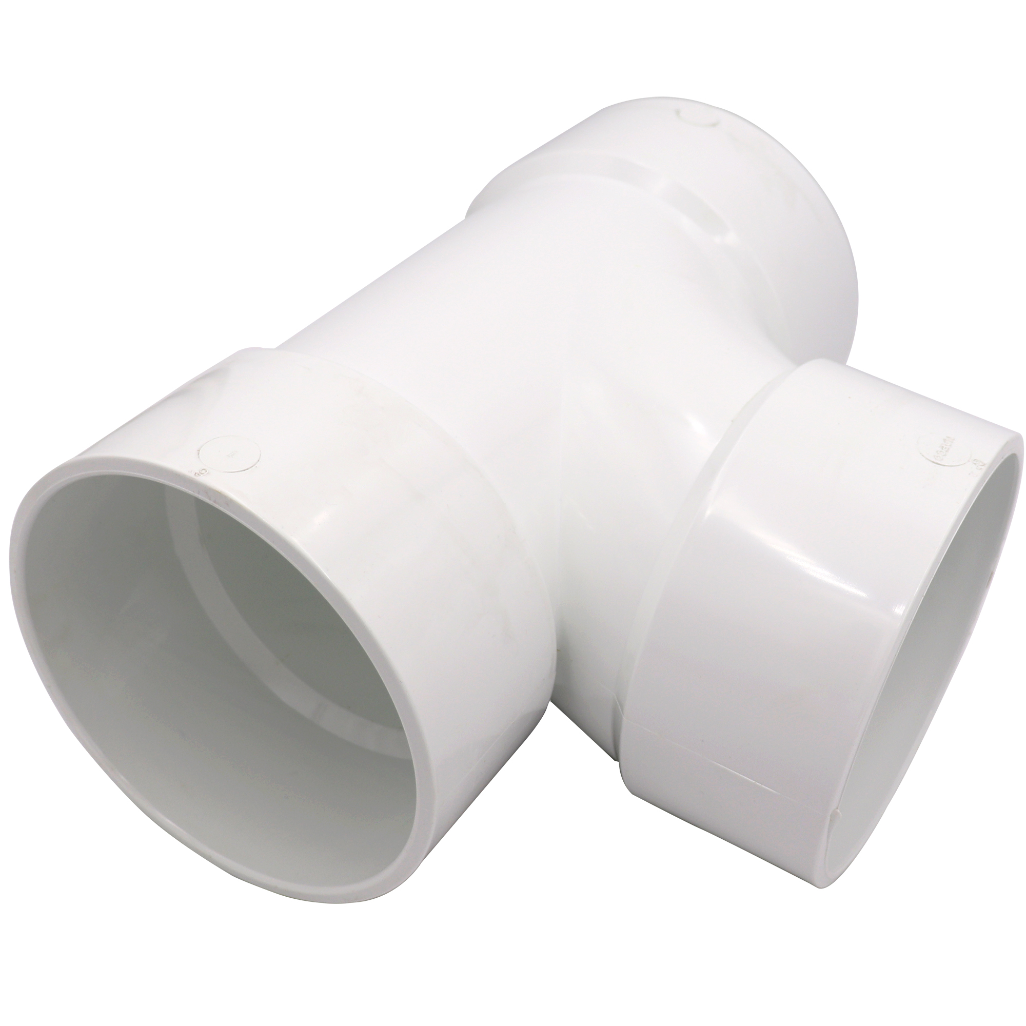 313-0066 DWV Tee-Wye, 6 in, Hub, SCH 40/STD, PVC | First Supply