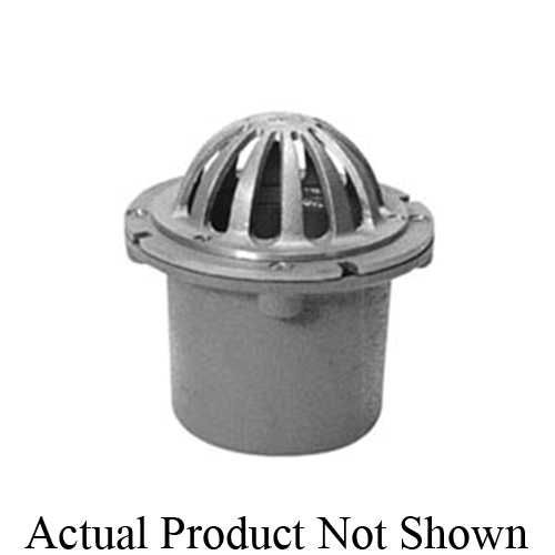 ZRB181-4IP Cornice Drain, 4 in Outlet, FNPT Connection, 4-15/16 in Dia ...