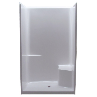 148FW R 48"x80-1/4"x36" One-Piece Shower Unit w/ Right Seat, Single ...