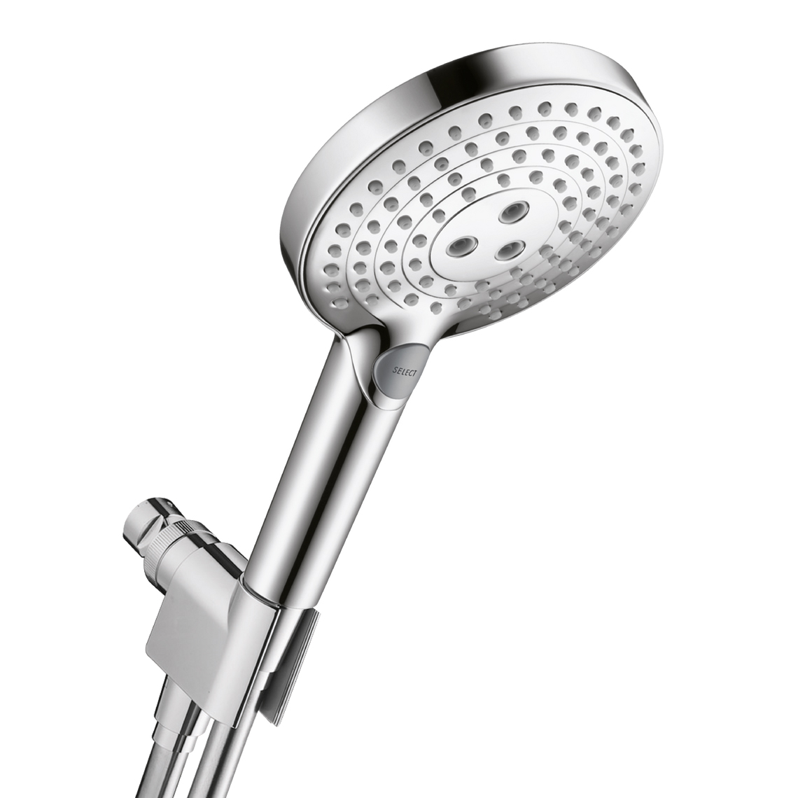 Hansgrohe 04542000 Raindance Select S 120 AIR 3-Jet Hand Shower Set, 2. ...