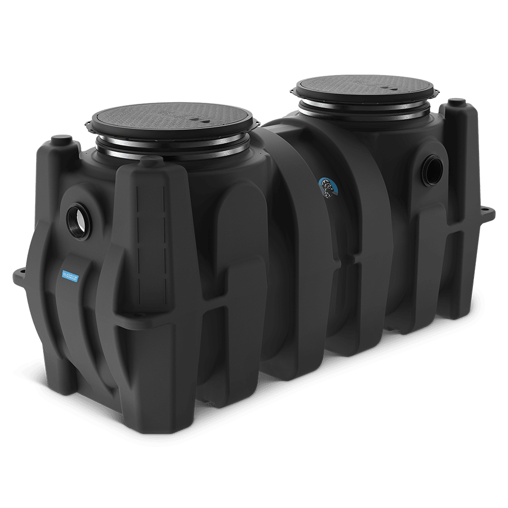 Great Basin™ GB-250 High Capacity Grease Interceptor, 1895 lb, 100/200 ...