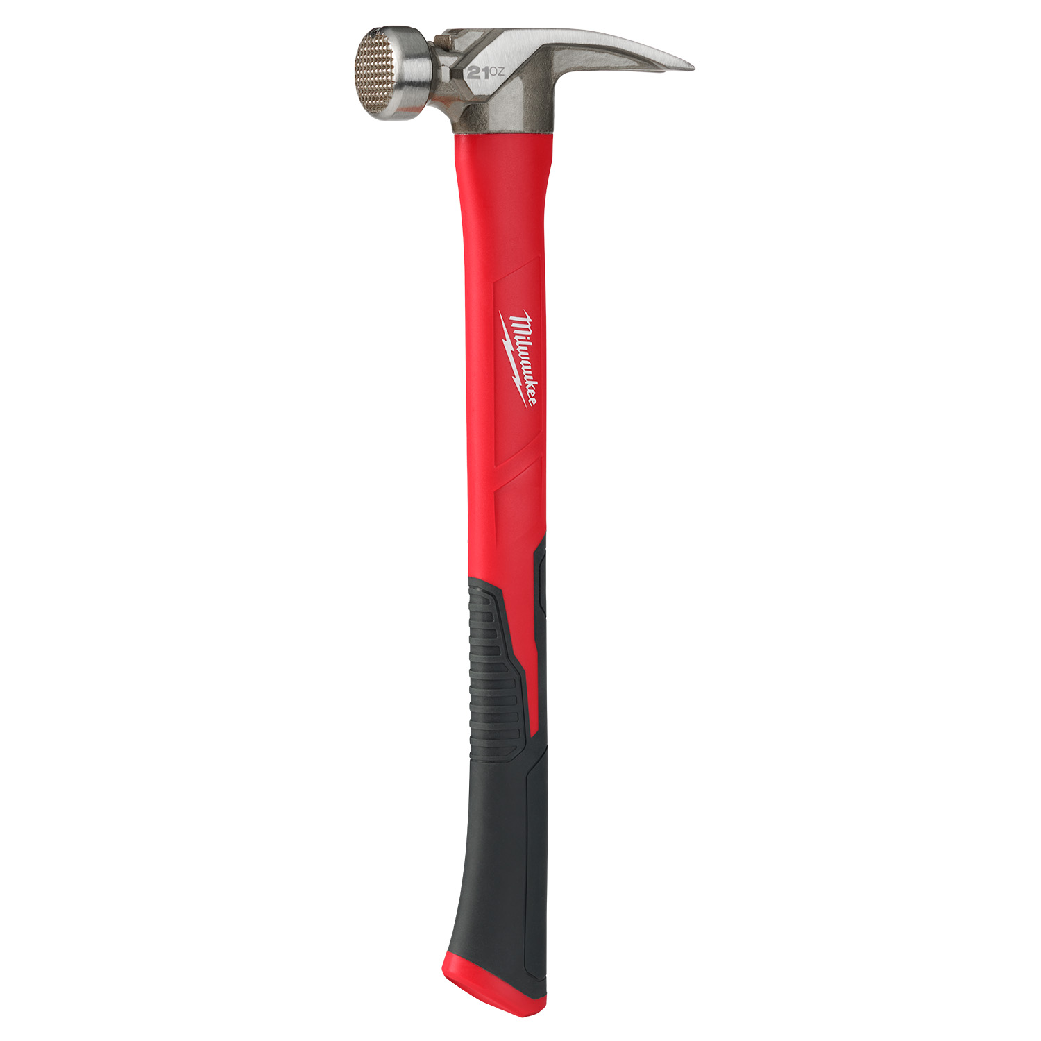 Milwaukee® 48-22-9320 Milled Face Poly/Fiberglass Handle Hammer, 21 oz ...