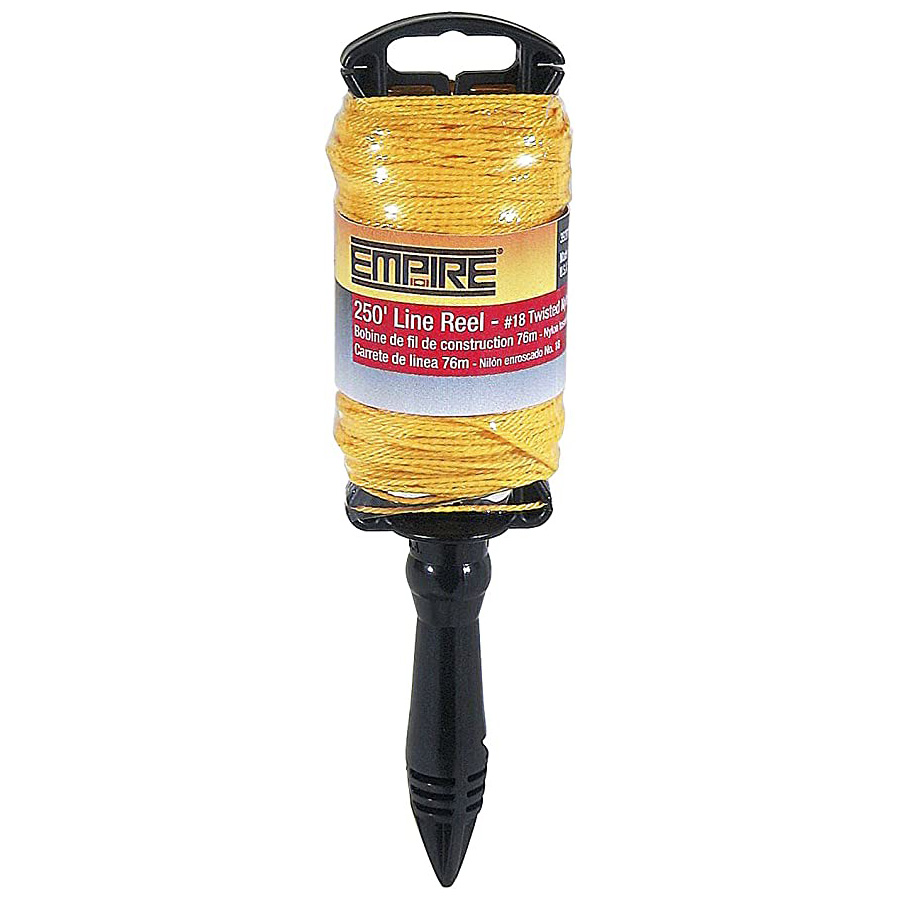 39201N Twisted Line Reel, 250' L Nylon Line, Gold | First Supply