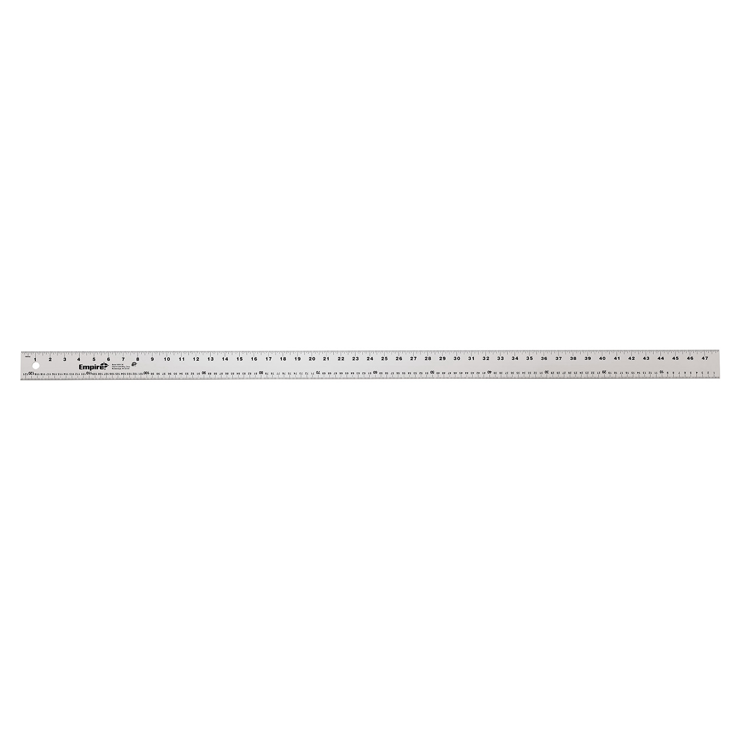 4004IM Heavy Duty Straight Edge Ruler, Metric, Aluminum, 48" L | First ...