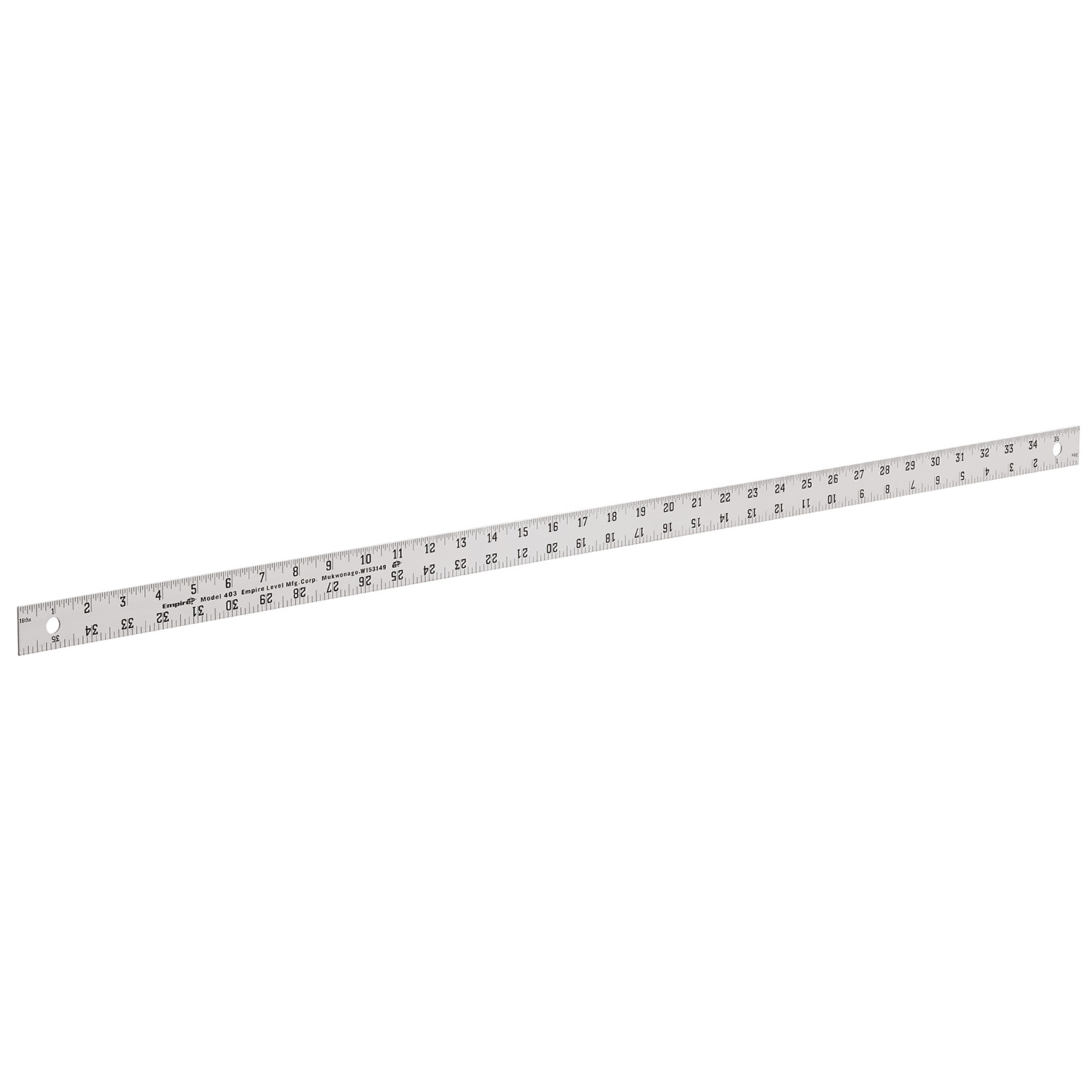 403 Heavy Duty Straight Edge Ruler, Aluminum, 36" | First Supply
