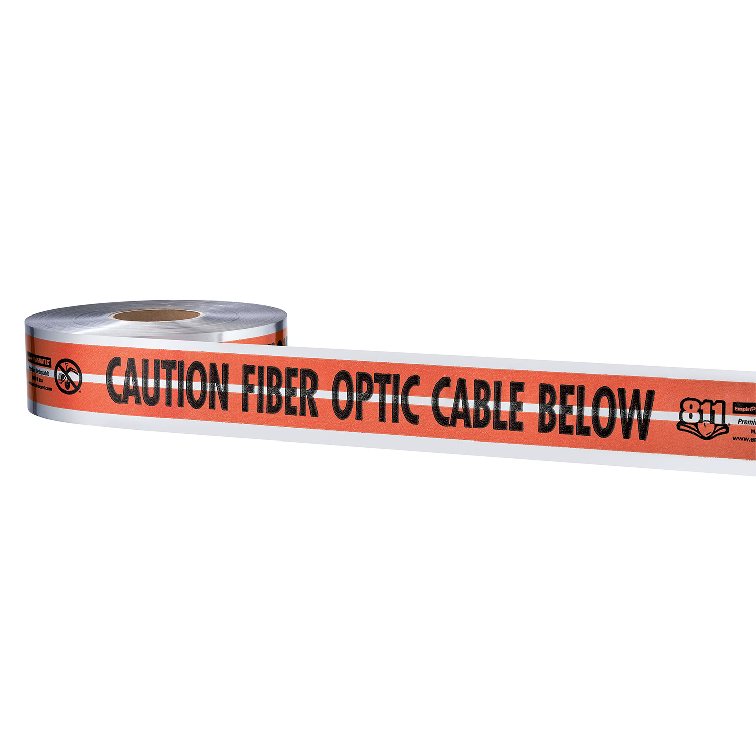 31-150 MAGNATEC® Premium Detectable Tape, 1000' L x 3" W, Orange ...