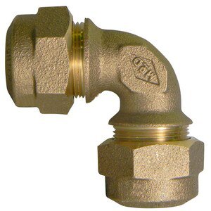 5182-145 1-1/4" 90 Degree Elbow, Q CTS Compression, Brass, EPDM | First ...