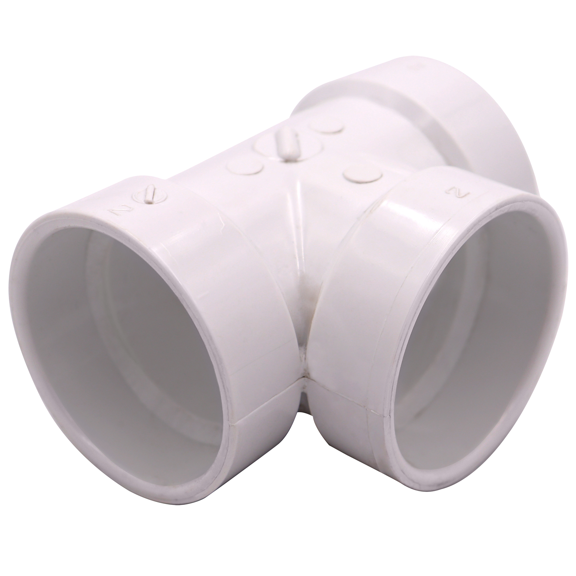 K138300 4811-V DWV Vent Tee, 2 in, Hub, PVC, Domestic | First Supply
