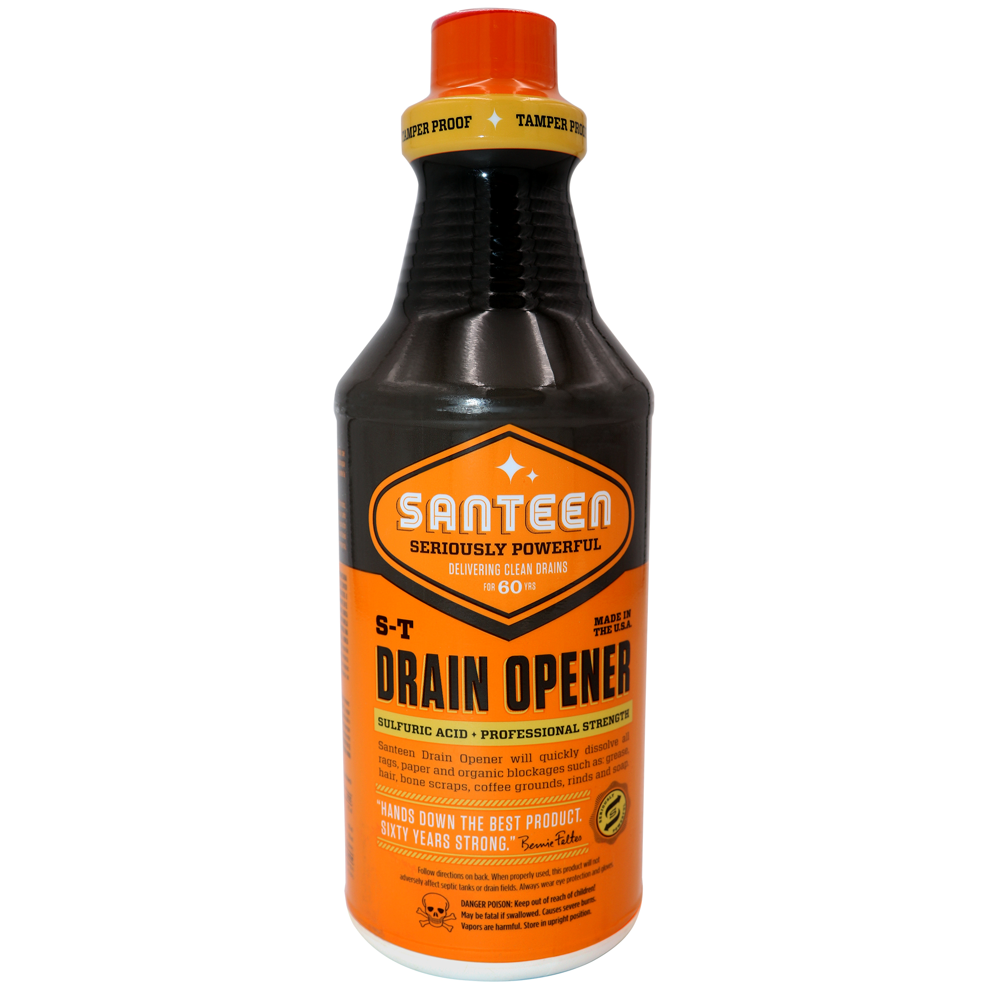 Santeen 0200 1 QT Sulfur Liquid S-T Drain Opener | First Supply