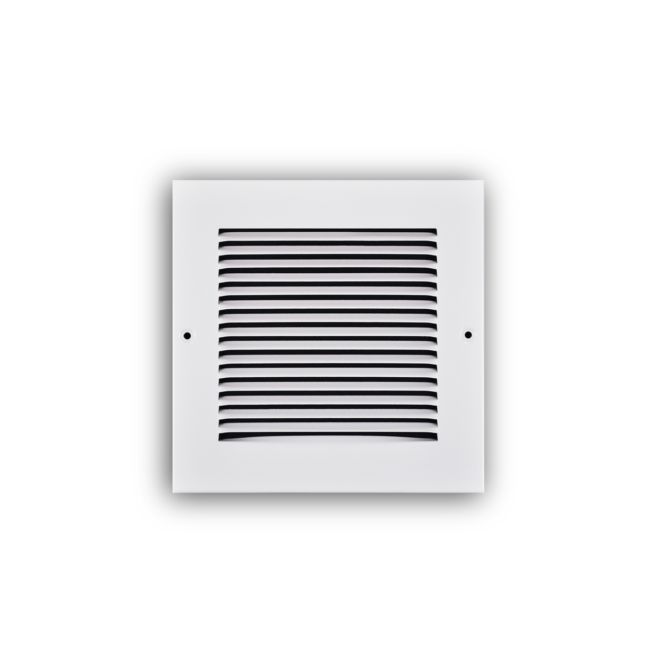 17306X06 6"x6" 1-Way Grille, Ceiling or Sidewall Mounted, 1/3" Stamped ...