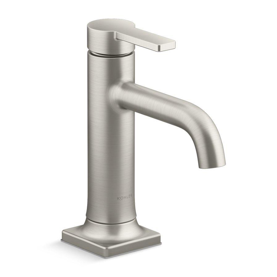 Kohler® 28126-4K-BN Venza® Single-Handle Sink Faucet w/ Clicker Drain ...