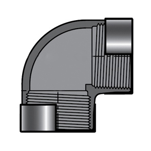 Spears® 808-020SR Standard, 2 in Nominal, FNPT end style, SCH 80, PVC ...