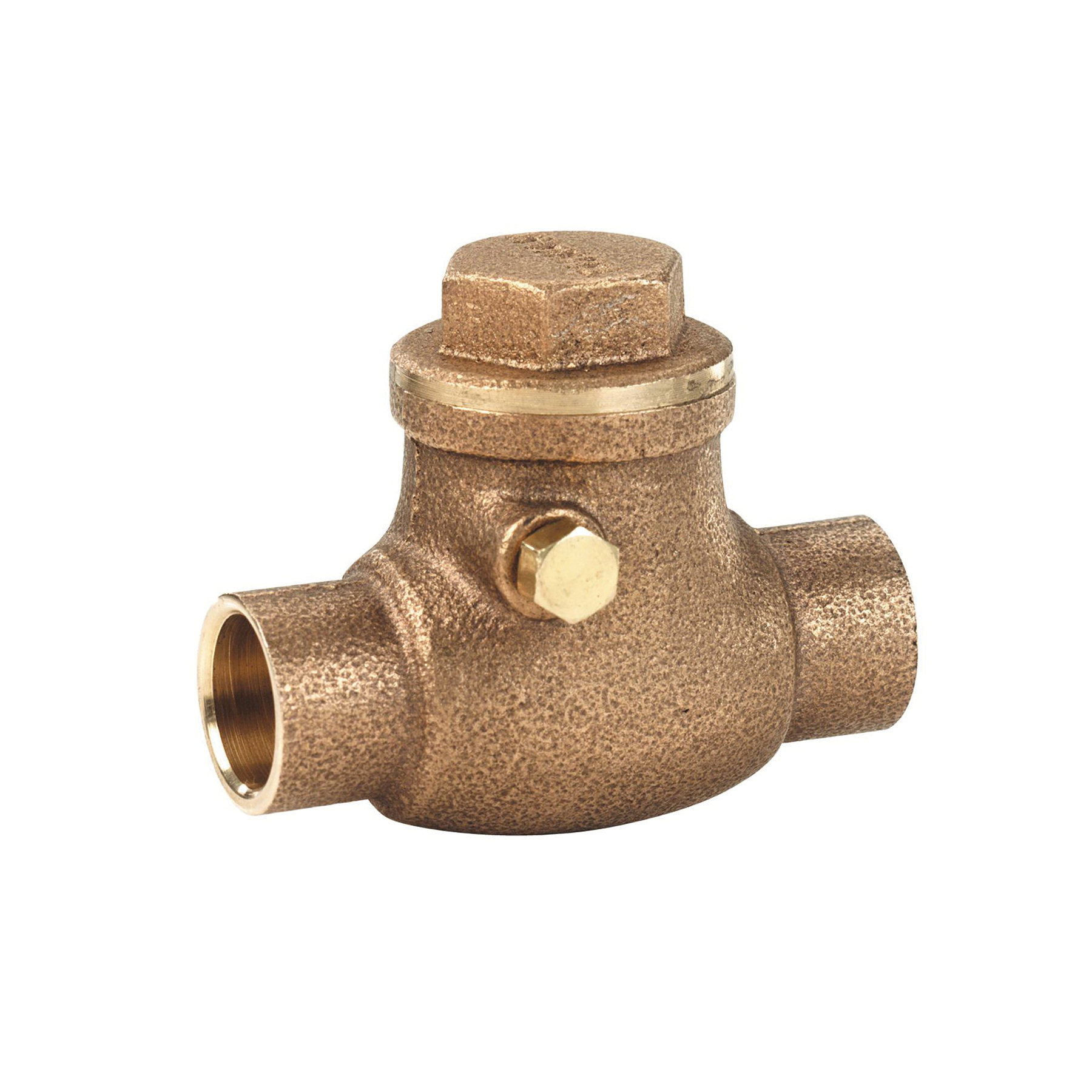 T Valve With Check Valve