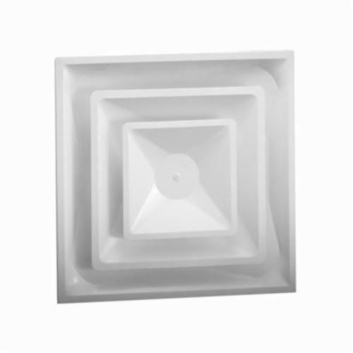 Hart & Cooley® FPD 8 W 4-Way Fixed Pattern Diffuser, 8x8 in, Square ...