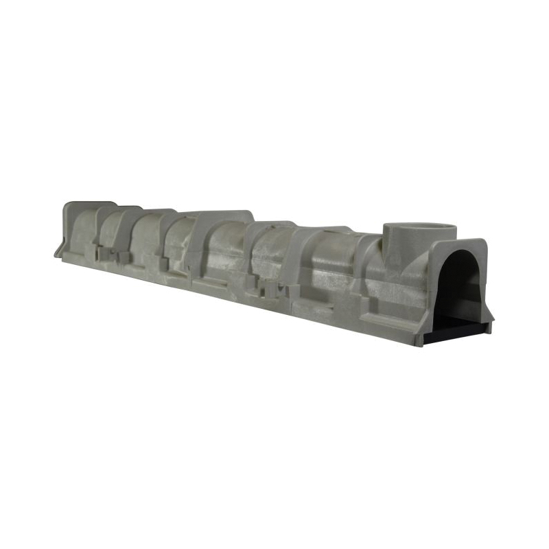DS-092 Pre-Sloped Channel Drain With UV Inhibitor, Light Gray | First ...
