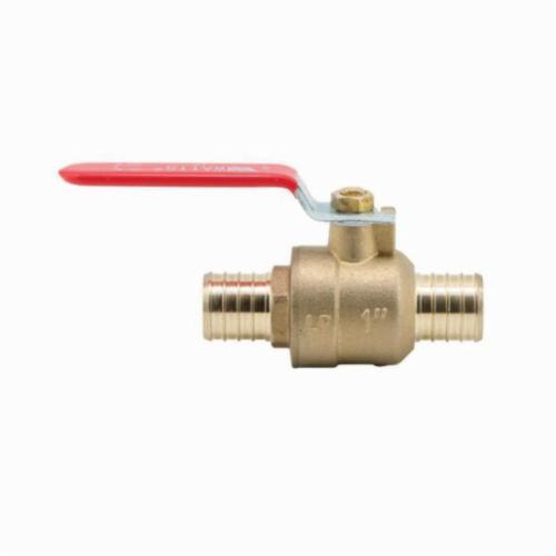 WATTS® 0653001 LFWPBV 2-Piece Ball Valve, 3/4 in, PEX, Brass Body, Full ...